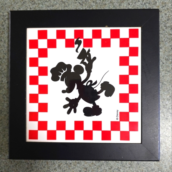 Disney | Accents | Disney Mickey Mouse Ceramic Tile Wall Art | Poshmark
